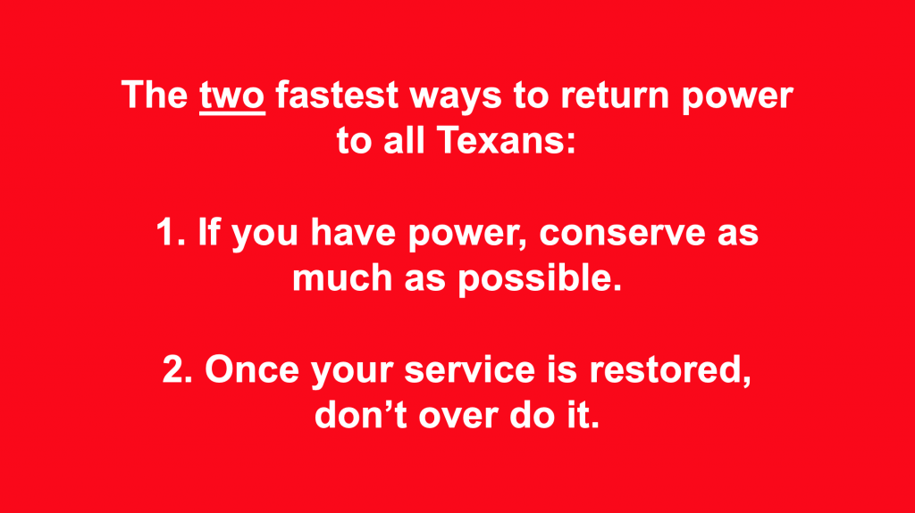 Winter Storm 2021 Updates - Southern Federal Power